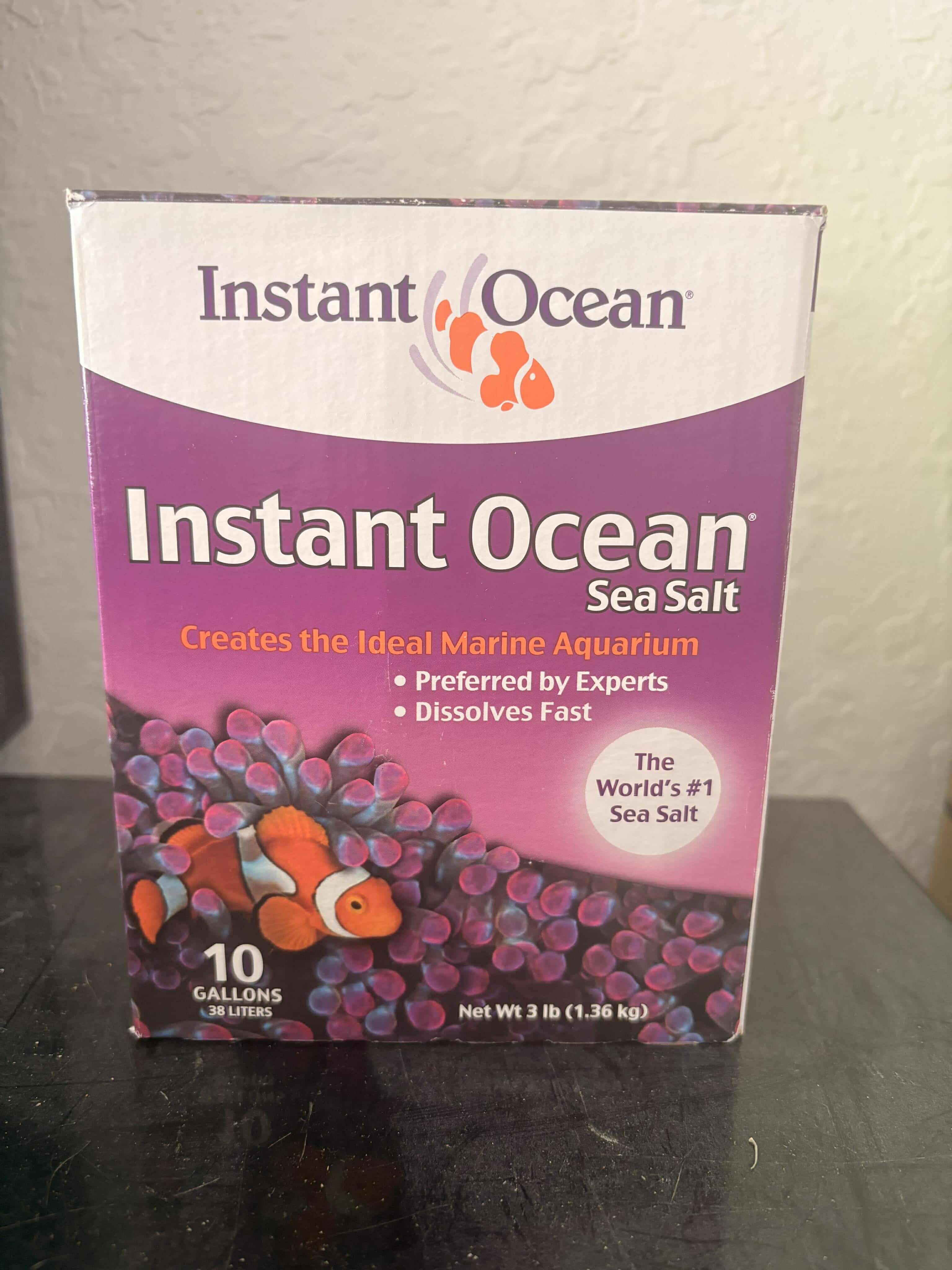 Instant Ocean 10 Gallon Sea Salt – Retro Aquatics
